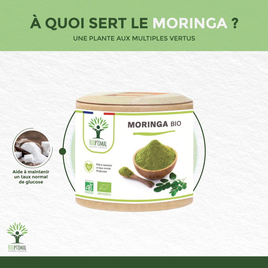 Moringa Bio - Complément alimentaire - Poudre de Moringa Oleifera ...