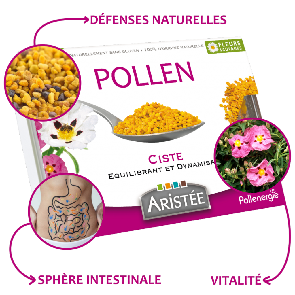 Pollen frais de Ciste Fleurs sauvages | Sevellia
