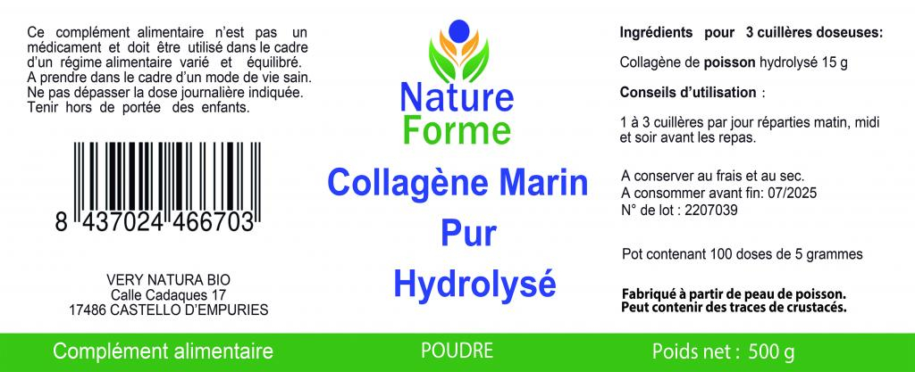 Collagène Marin Pur Hydrolysé Poudre | Sevellia