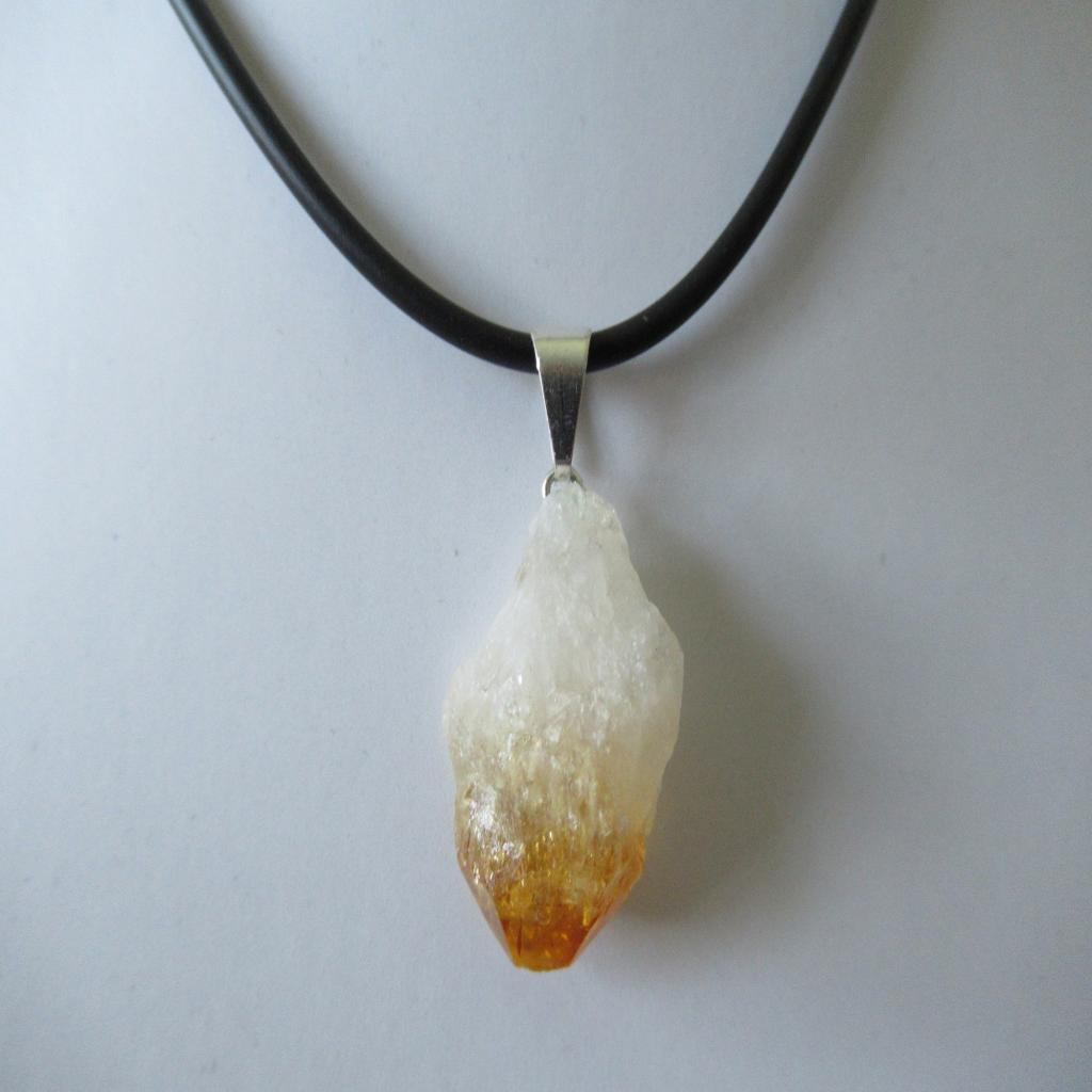 Collier Citrine brute | Sevellia