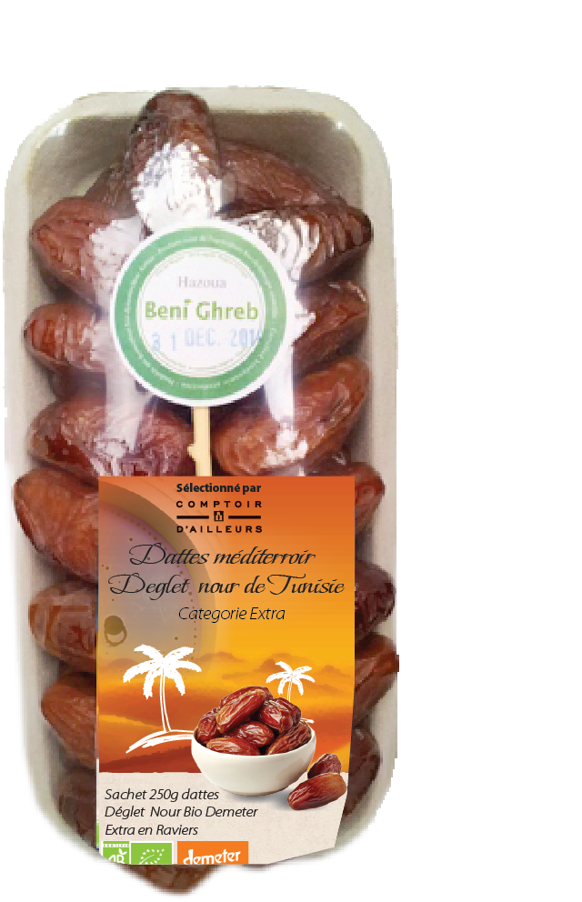 datte Deglet Nour Barquette 250G | Sevellia
