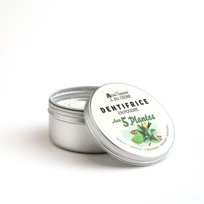 Dentifrice bio en poudre aux 5 plantes | Sevellia