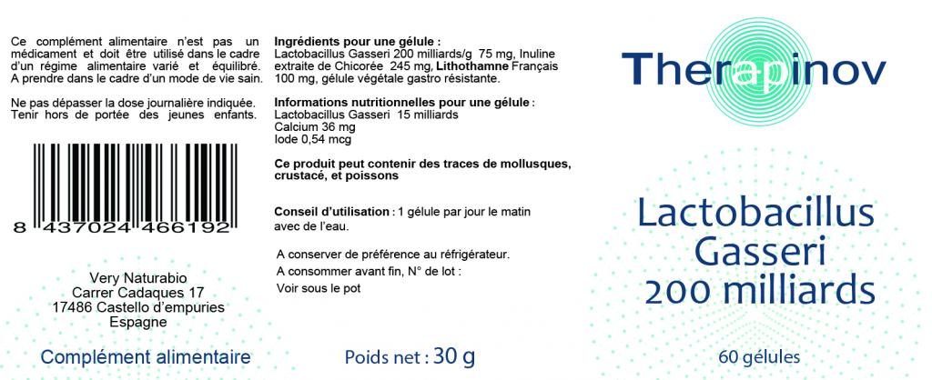 Lactobacillus Gasseri 60 gélules | Sevellia