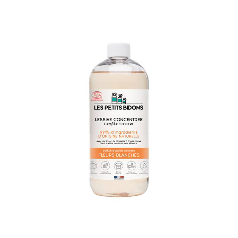 Lessive concentrée fleurs blanches e 1L | Sevellia