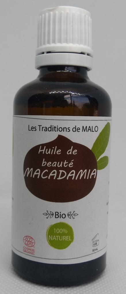 Huile de MACADAMIA Bio 50ml, Protection de la peau, été comme hiver ...