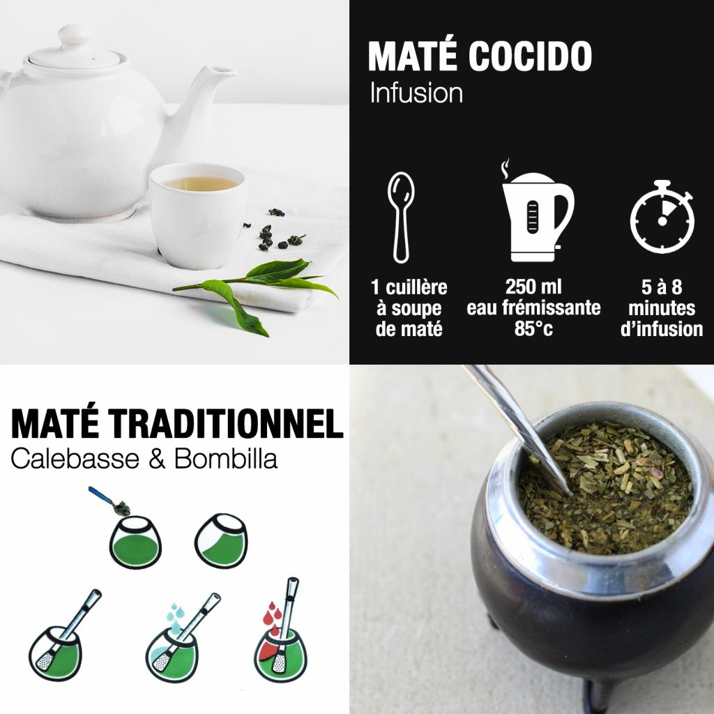 YERBA MATE BIO 1KG Grade Supérieur - Non Torréfié, Feuilles, Sans Tige ...