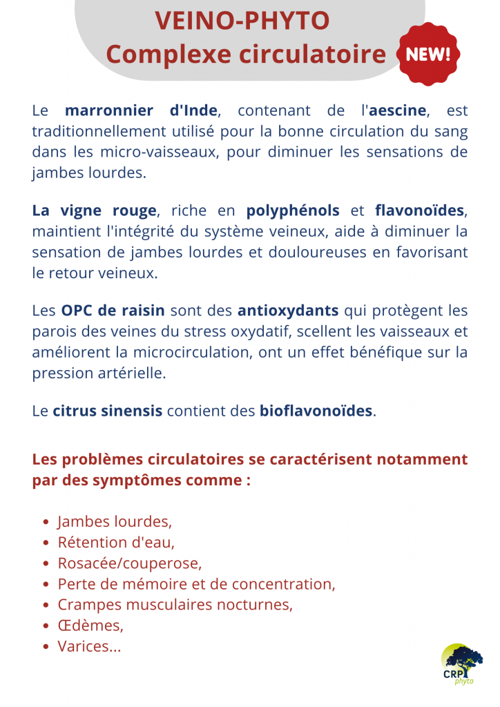VEINO-PHYTO - Circulation veineuse - 90 gélules | Sevellia