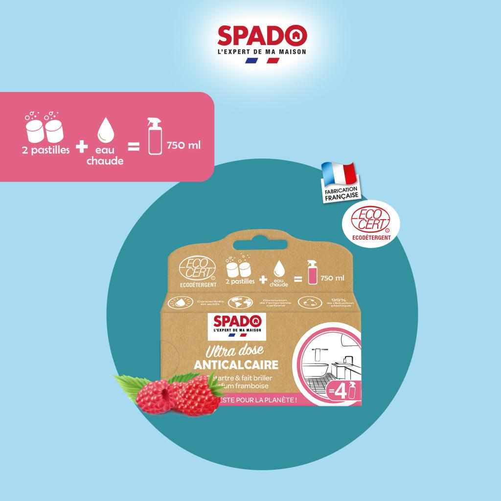 SPADO - Anti Calcaire - Nettoie, détartre & fait briller - Ultra dose ...