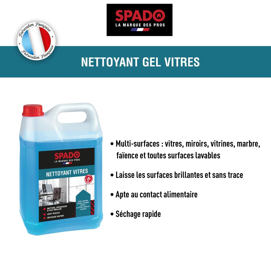 Spado - Nettoyant vitre - Multi surfaces - Sans traces - Fait briller ...
