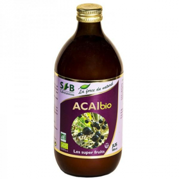 Pur Jus d'Acaï Bio - 500 ml - Laboratoires SFB | Sevellia