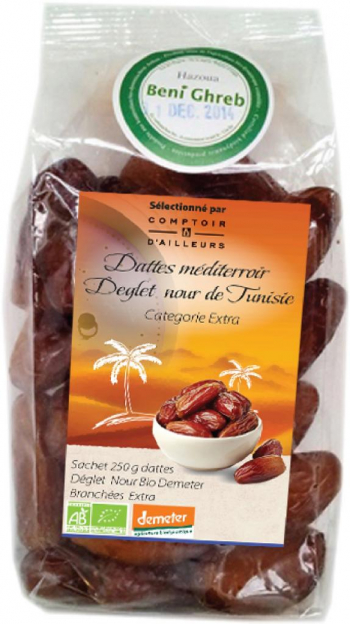 datte Deglet Nour Barquette 250G | Sevellia