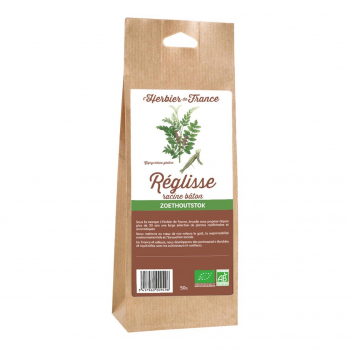 Réglisse racine en bâtons 50g bio - L'Herbier de France | Sevellia