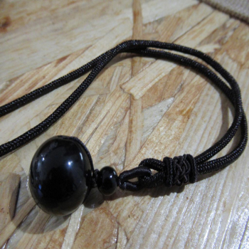 Collier homme en tourmaline noire | Sevellia