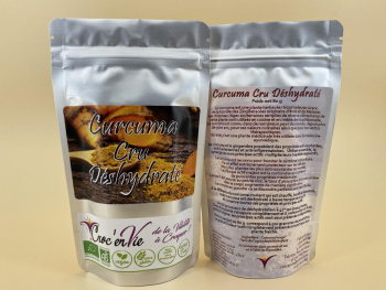 Curcuma Cru Déshydraté 80gr | Sevellia