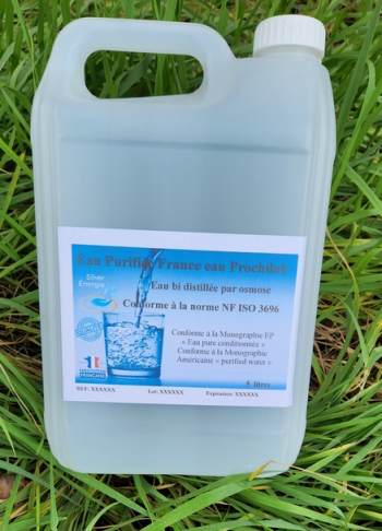 Eau bi distillée par osmose 5 Litres | Sevellia
