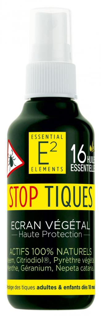 E2 Spray Anti Tiques protecteur 100 % naturel Adultes et Enfants | Sevellia